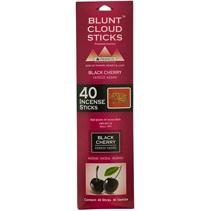 Blunt Cloud Incense Sticks 11"- Black Cherry (12 Count) – Legend ...
