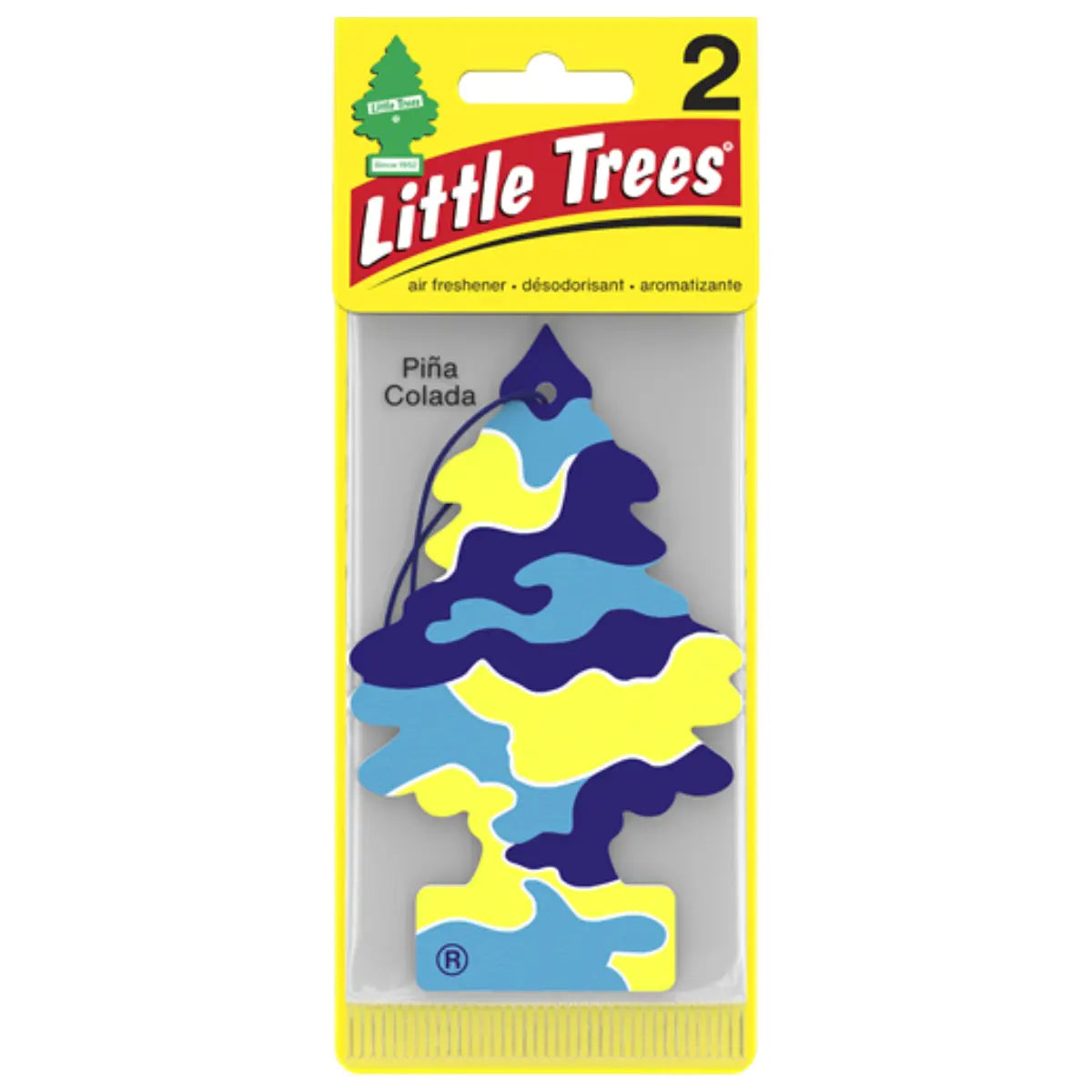 Little Trees Piña Colada 2 Pack Air Freshener (12 Count) Wholesale