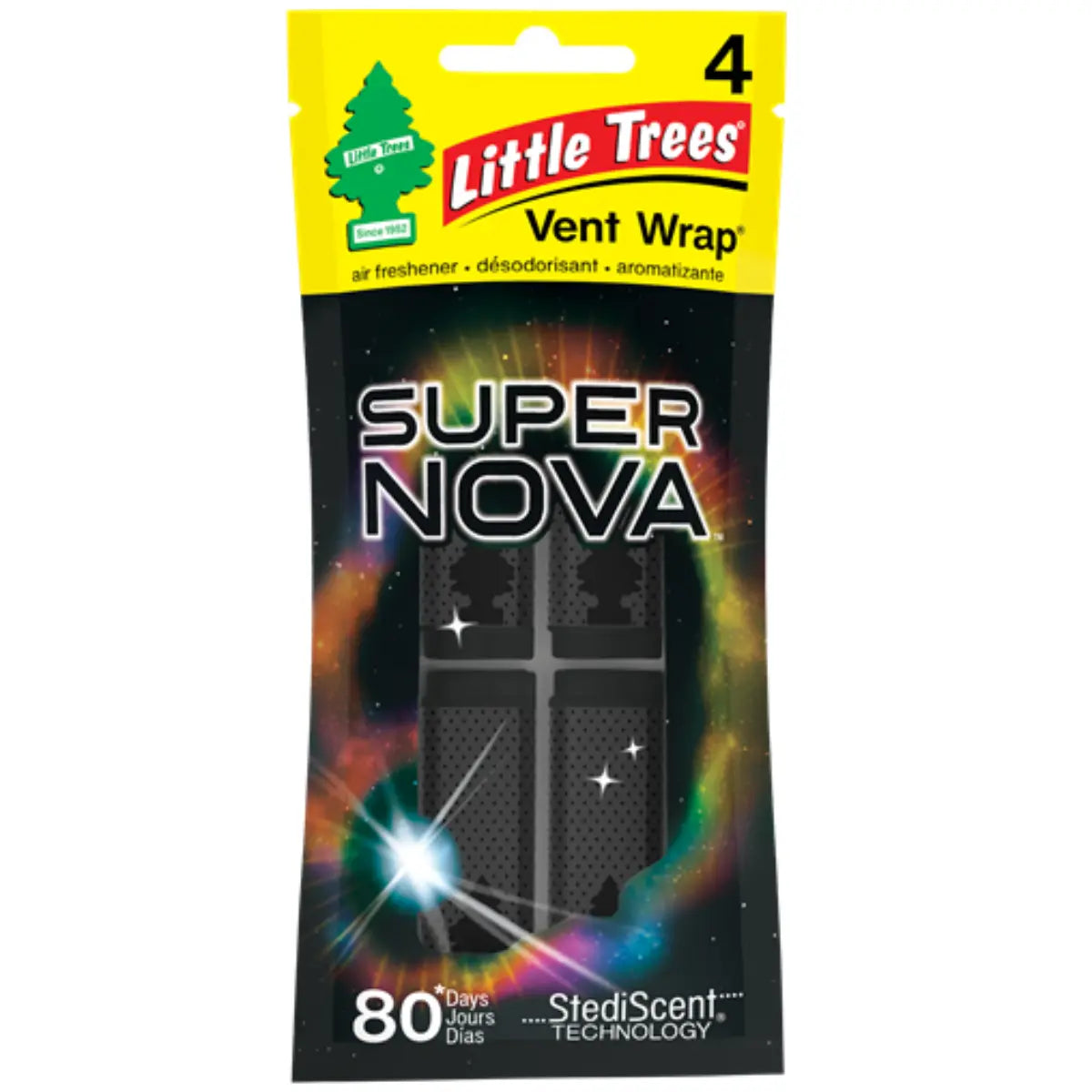 Little Trees Supernova Vent Wraps – 4 × 4-Packs | Wholesale